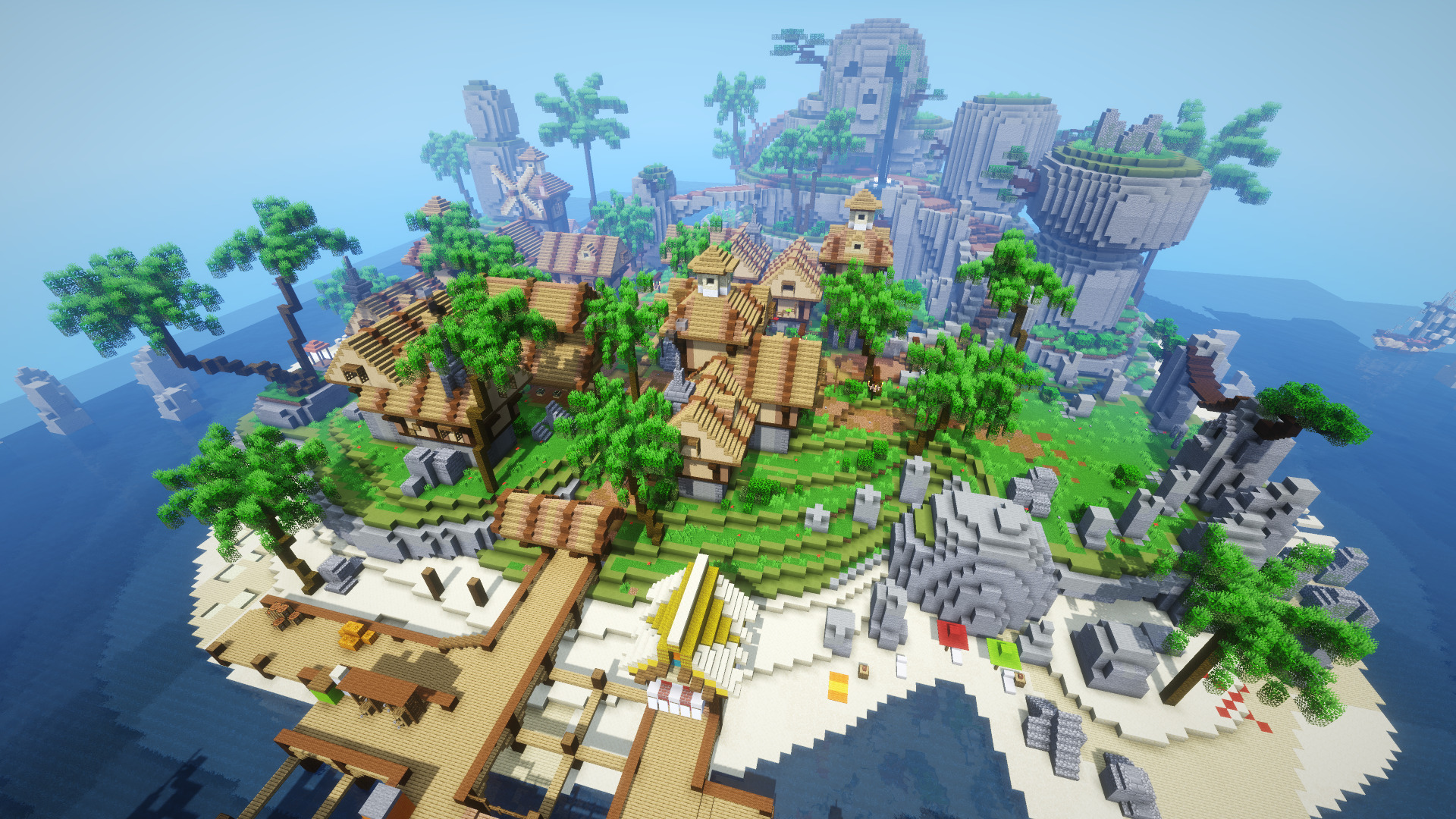 Spawn - Yellow Pirate Island - 540x540 | Chunkfactory